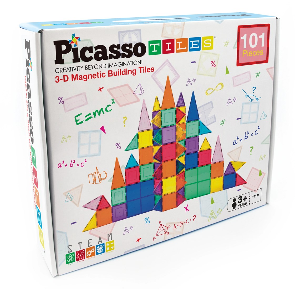 Tactic Picasso Tiles Magnetic Set (101) Planet Happy FR