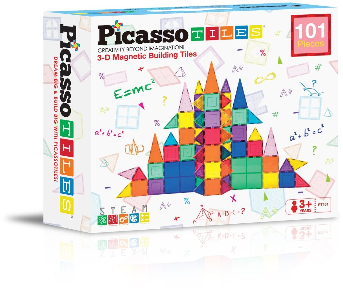 Tactic Picasso Tiles Magnetic Set (101) Planet Happy FR