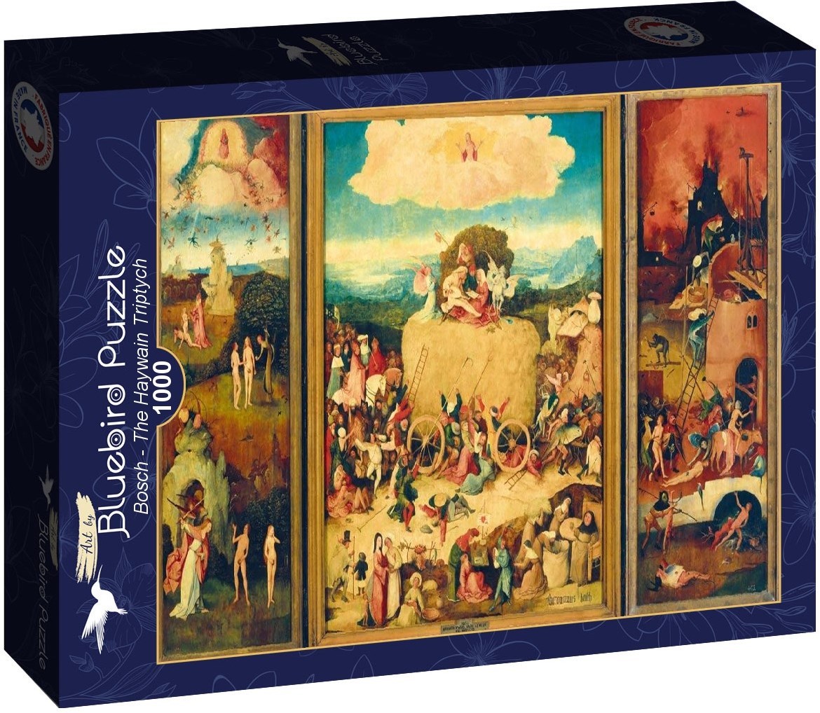 Bluebird Puzzle Bosch - The Haywain Triptych - 1,000 pieces Planet Happy FR