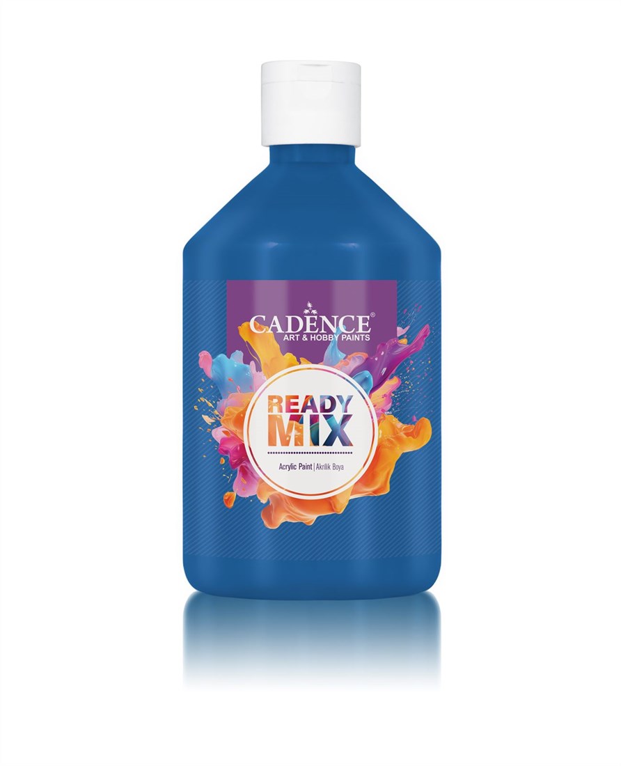 Cadence peinture acrylique mate 500 ml bleu - peinture créative Planet ...